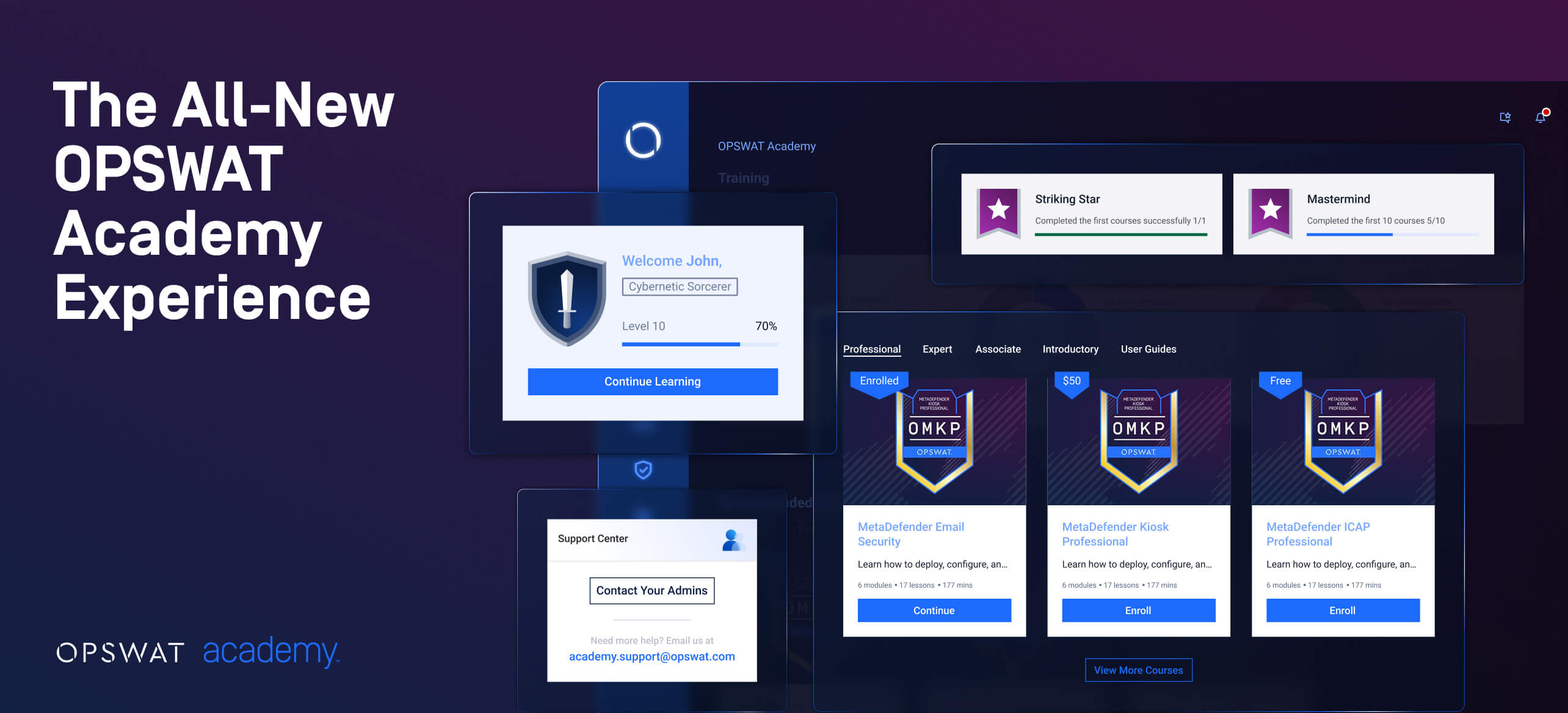 Introducing the All-New OPSWAT Academy Experience Inside My OPSWAT Portal - OPSWAT Academy
