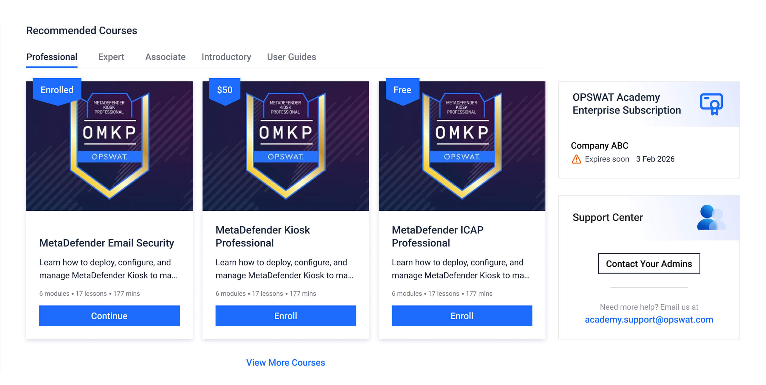 Introducing the All-New OPSWAT Academy Experience Inside My OPSWAT Portal - OPSWAT Academy